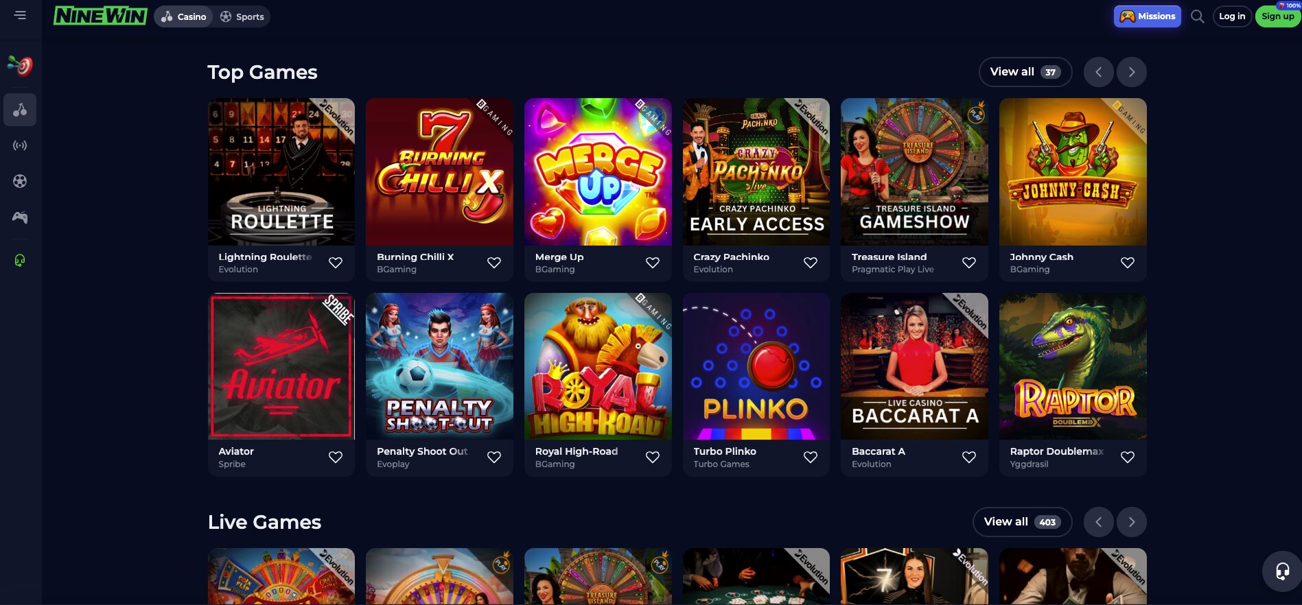 Nine Win Casino - Wish Casinos